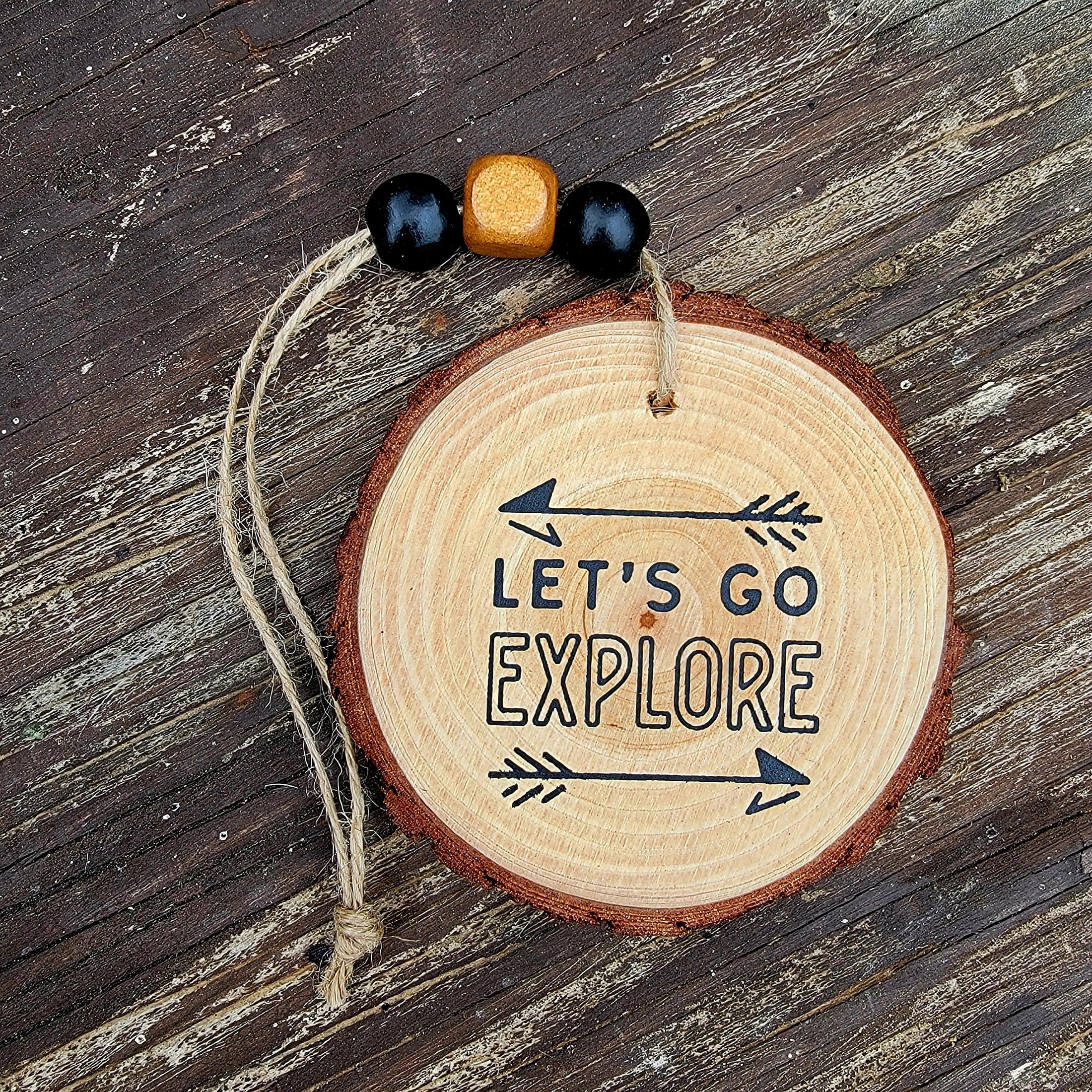 Rustic Wood Car Charms – Lazy K Designs