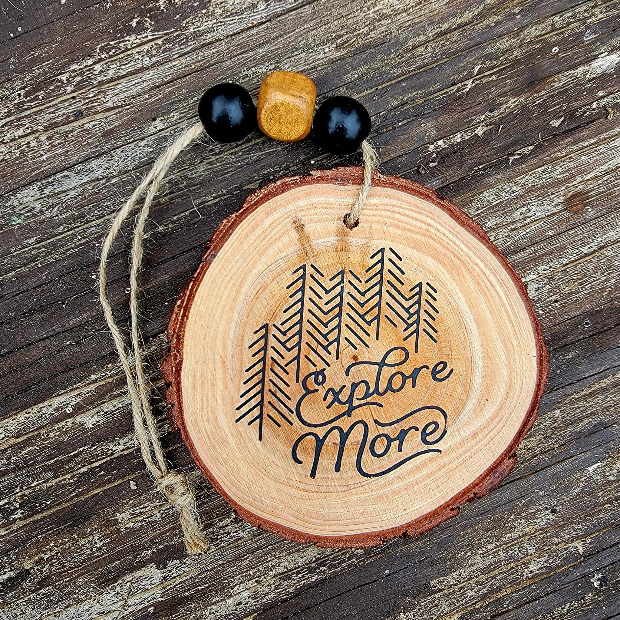 Rustic Wood Car Charms – Lazy K Designs